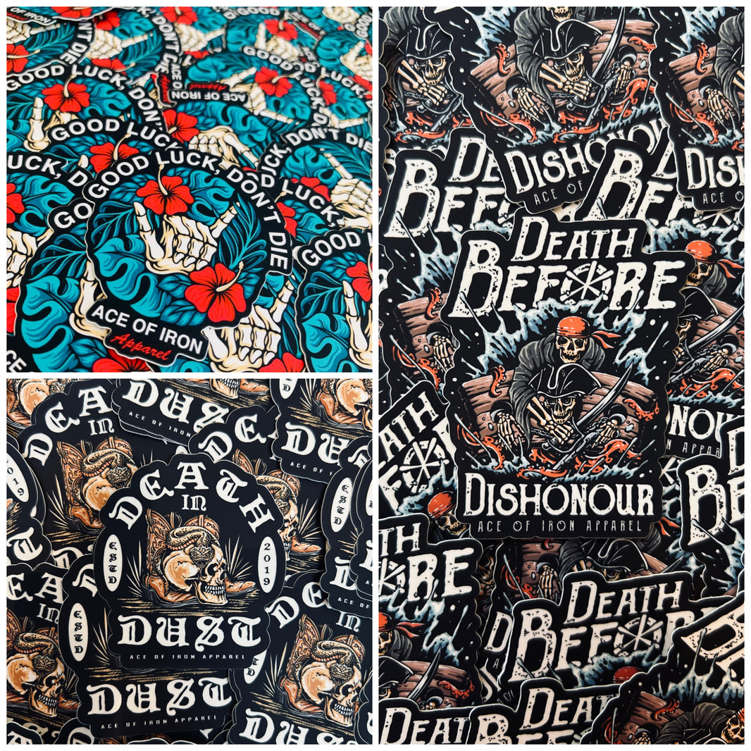 Stickers – Ace of Iron Apparel